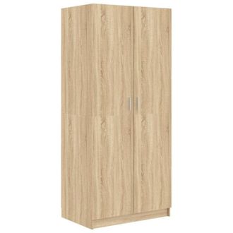 vidaXL Kleiderschrank Sonoma-Eiche 80x52x180 cm Holzwerkstoff - Vidaxl