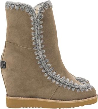 Mou Femme, Chaussures, Beige, Taille: 38 EU French Toe Wedge Short