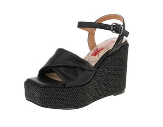 Replay Damen Wade Sandal Keilsandale, 003 Black, 37 EU