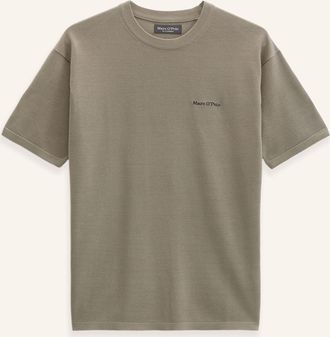 Marc O'Polo Marc Opolo Kurzarm-Pullover braun