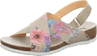 Think Damen Julia nachhaltige Sandalette, SAGE/Kombi 9020, 38 EU