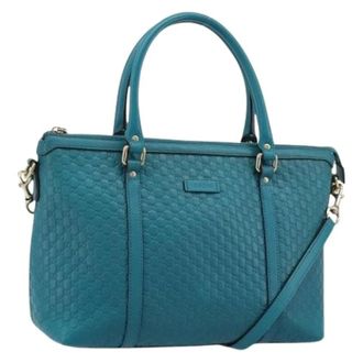 Gucci Pre-owned Vintage Hand Bag - - Pre-owned - Damen - Blau - ONE SIZE