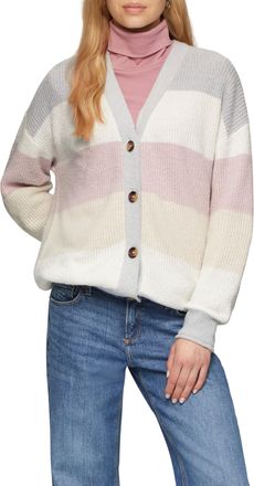 QS by s.Oliver Flauschige Oversize-Strickjacke