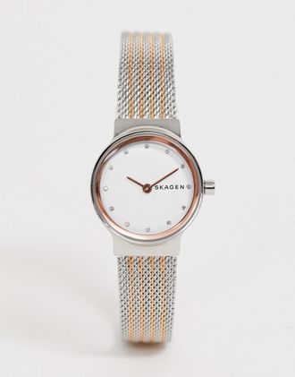 Skagen SKW2699 Freja - Montre en métal varié - Or rose-Doré