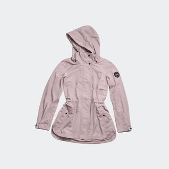 Canada Goose Minden Jacke mit Black Label (Weiblich, Lucent Rose, L)