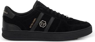 Philipp Plein Homme, Chaussures, Noir, Taille: 41 EU Retro Rebel Low-Top Baskets
