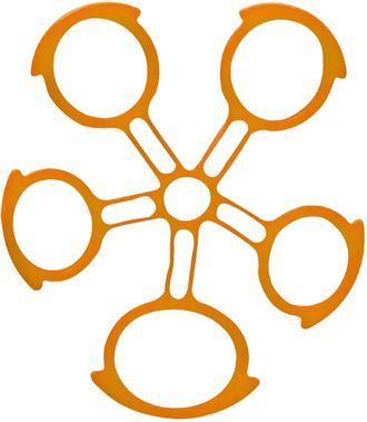 Generico Handgriff-St&auml;rker - Fingertrainer aus Silikon mit Fingerklemme, Trainer zur Entlastung des Sports, Muskeltraining des Handgelenks, Verwendung von Trai
