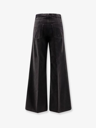Aspesi Womens Trousers Velvet Brown Cotton