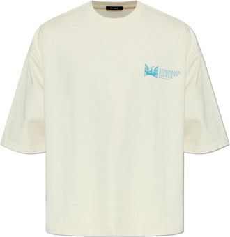 Willy Chavarria Homme, Tops, Beige, Taille: M T-shirt Chavarria Recovery Center