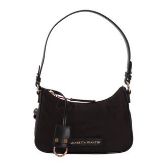 Elisabetta Franchi Femme, Sacs, Noir, Taille: ONE Size Sac Bandouli&egrave;re avec D&eacute;tail Anneau