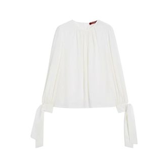 Max Mara Midi-Kleid - - Blouses & Shirts - Damen - Wei&szlig; - S