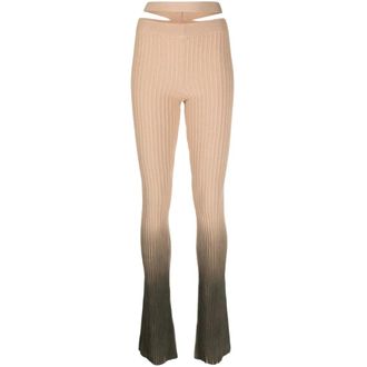 ADĀMO Andrea Adamo 1266 Vulcano Strick Schlaghose - - Trousers - Damen - Mehrfarbig - S