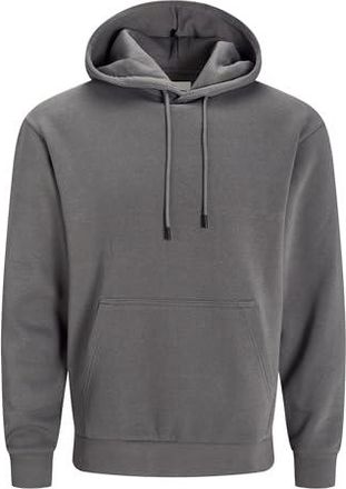 Jack & Jones Jjebradley Noos Pls Sweat À Capuche Homme Sweatshirt à capuche, Gris, 4XL Grande taille