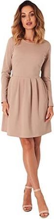 Lemoniade Minirobe Femme Hiver &agrave; Manches Longues, Mod. 1 Cappuccino, L