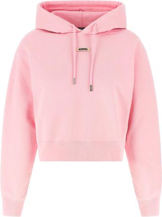 Jacquemus Femme, Sweatshirts et sweats &agrave; capuche, Rose, Taille: 36 FR Le Sweat &agrave; capuche Gros-Grain