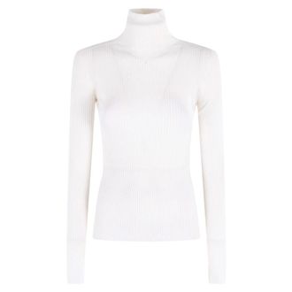 Sportmax Femme, Pulls, Blanc, Taille: 38 FR Niagara Turtleneck