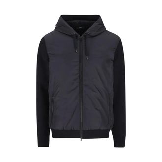 Herno Gef&uuml;tterte Kapuzenjacke - - Sweatshirts & Hoodies - Herren - Blau - 2XL