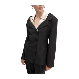 Stine Goya Einknopf-Blazer - - Jackets - Damen - Schwarzk - S