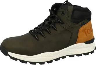 Tom Tailor Homme 4280209 Botte mi-Mollet, Kaki, 43 EU