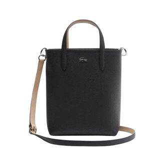 Lacoste Anna Vertical Reversible Tote - - Bags - Damen - Schwarzk - ONE SIZE