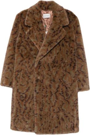 Dr&ocirc;le de Monsieur Manteau crois&eacute; en fausse fourrure - Homme - Vestes - Vert - Taille: XS