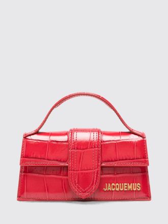 Jacquemus Bambino Mini-Tasche aus Leder in Kroko-Optik mit Metall-Logo