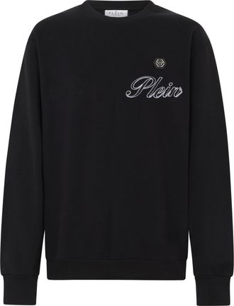 Philipp Plein Round Neck Sweatshirt Signature