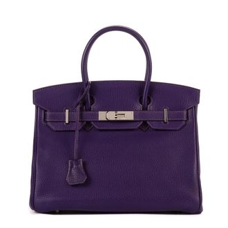Herm&egrave;s Crossbody Bags - Birkin 30 - Gr. unisize - in Violett - f&uuml;r Damen