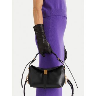 Pinko Handtasche PINKO Saddle Baguette Mini AI 25-26 PLTT 105895 A1ZX Schwarz