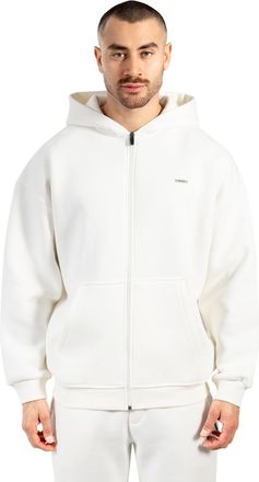 Smilodox Hoodie Herren Cedrik, Oversize Kapuzenpullover Langarm Hoody Sweatshirt mit Front-Zipper, K&auml;ngurutasche, graviertem Metallabel, weiches Material, idea