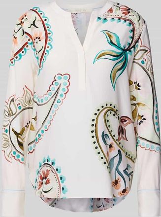 Herzen&rsquo;s Angelegenheit Relaxed Fit Tunika-Bluse mit Allover-Paisley-Print