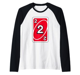 Uno Halloween Red 2 Karte Raglan