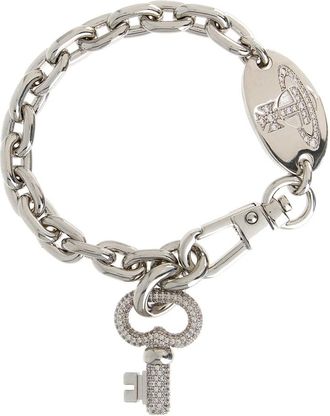 Vivienne Westwood Femme, Accessoires, Gris, Taille: ONE Size Ovidia Bracelet