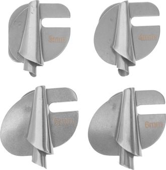 Cabilock Professioneller N&auml;hfu&szlig; Rollsaumfuss aus Metall Verstellbarer Haushalts seamer Binder f&uuml;r N&auml;hmaschine Kantenbreite Inklusive Schrauben und Nahttrenner 