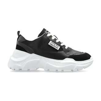 Versace Jeans Couture Femme, Chaussures, Noir, Taille: 40 EU Baskets avec logo