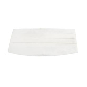 Dolce & Gabbana Seidensch&auml;rpe aus Satin - - Accessories - Herren - Wei&szlig; - S