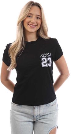 Off-white Off White - T-Shirt f&uuml;r Damen, Anliegend (Schwarz/Wei&szlig;)