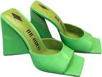 The Attico Green Devon Mules Size 40