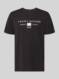 Tommy Hilfiger Regular Fit T-Shirt aus reiner Baumwolle