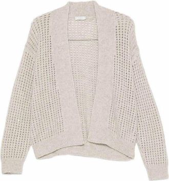 PESERICO Pull Col Rond - Beige