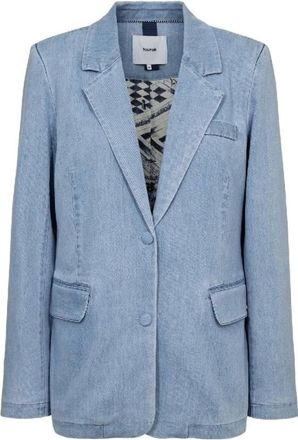 N&uuml;mph Femme, Vestes, Bleu, Taille: 42 FR Nualetta Blazer