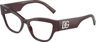 Dolce & Gabbana Femme, Accessoires, Violet, Taille: 55 MM Lunettes