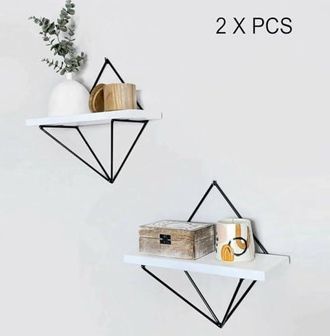 Dmora Regal Aurai 22x14x30h cm Weiß, 1 Fach, 5 kg Tragkraft