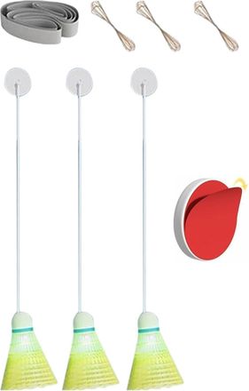 Generico Automatischer Badminton-Trainer, Badminton-Trainer, Badminton-Trainingshilfe f&uuml;r einen Spieler, Badminton-Ausr&uuml;stung f&uuml;r Koordinationstraining