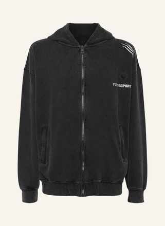 Plein Sport Plein Sport Kapuzen-Sweatjacke schwarz