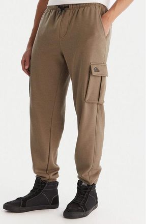 Quiksilver Jogginghose Cargo Fleece EQYFB03401 Khakifarben Regular Fit