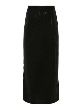 Versace Jeans Couture Jupe Midi - Noir