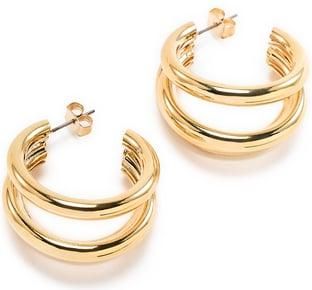 Au Printemps Paris Boucles doreille 3 anneaux