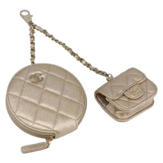 Chanel Pre-owned Vintage Schl&uuml;sseletui - - Pre-owned - Damen - Gelb - ONE SIZE