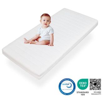 Sleepneo Sleepneo - kindermatratze - H&ouml;he ca. 11 cm - mit Anti-Pilling Bezug & Trittkante 70x140cm